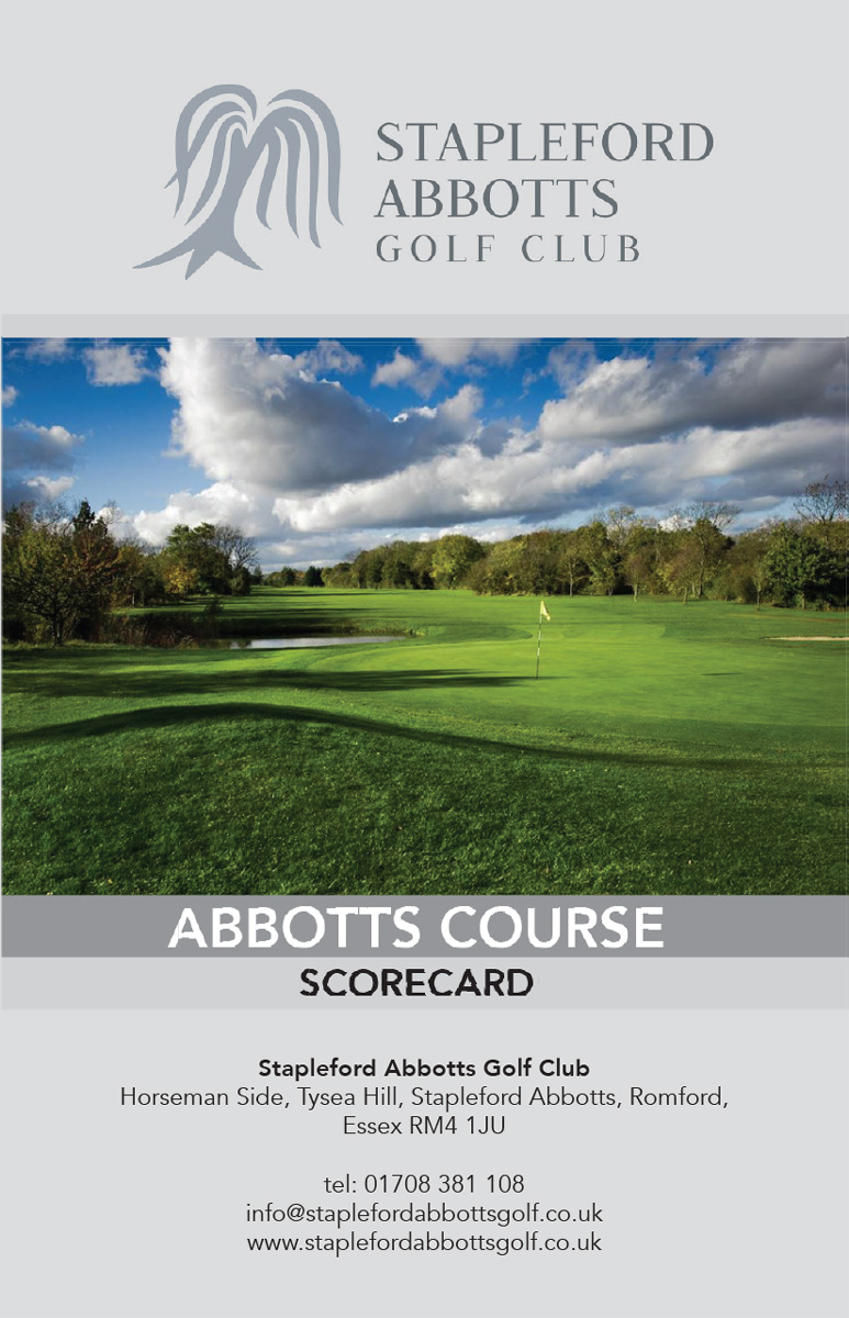Scorecard - Stapleford Abbotts Golf Club